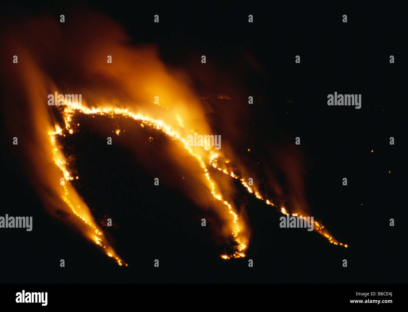 Bush fire hi-res stock photography and images - Alamy