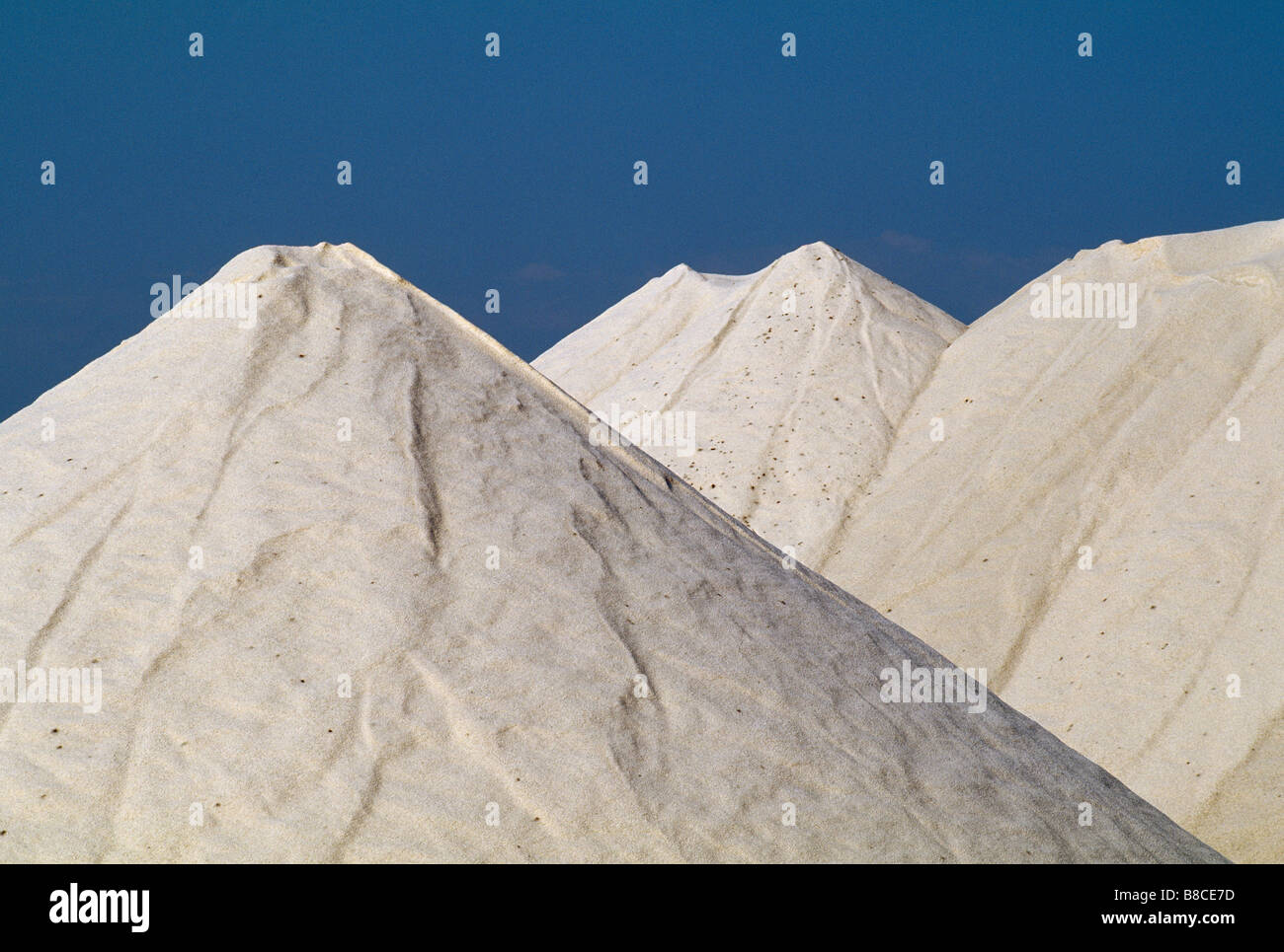 RAW SALT MOUND Stock Photo - Alamy