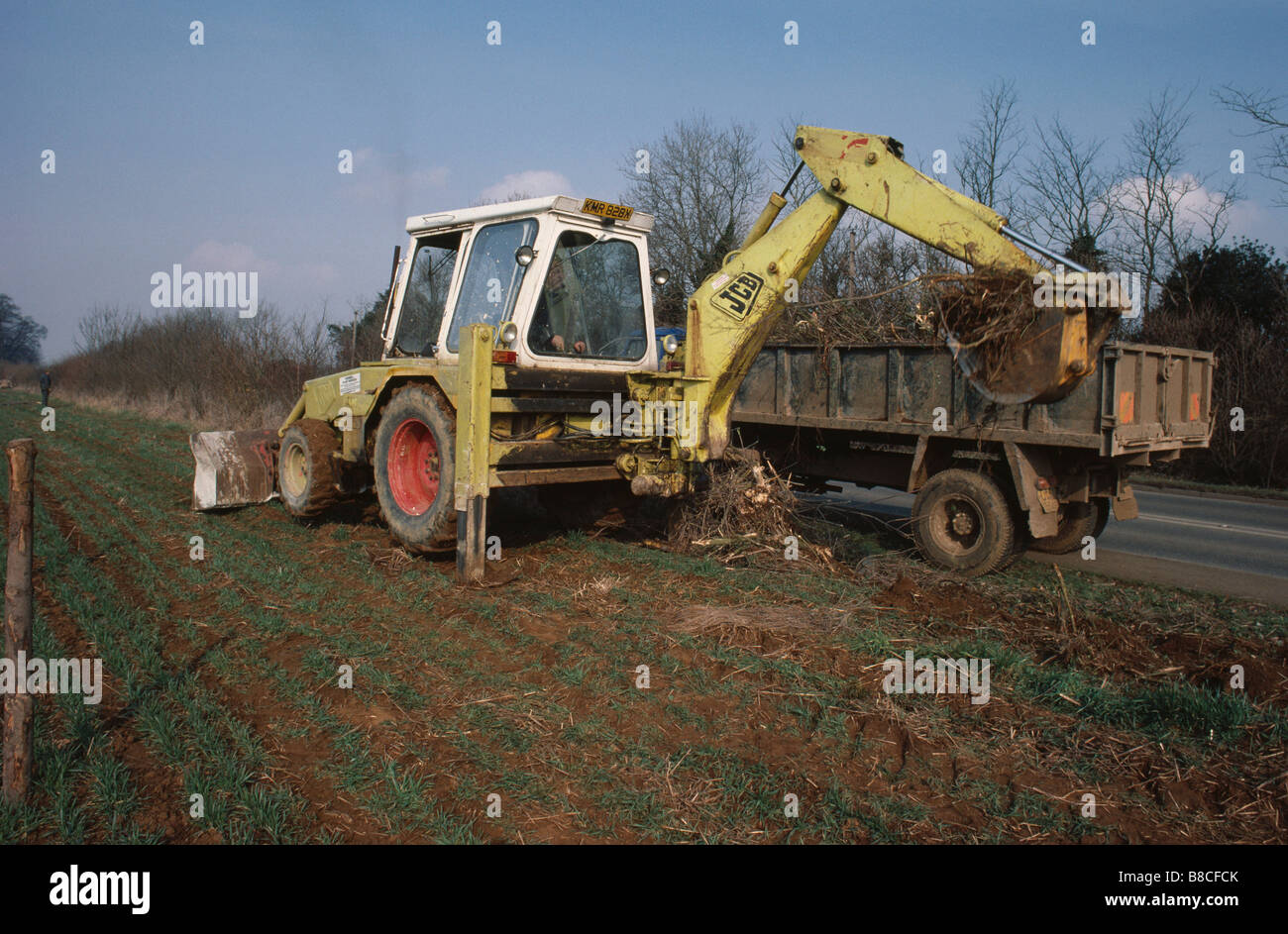 Destroying hedgerow hi-res stock photography and images - Alamy