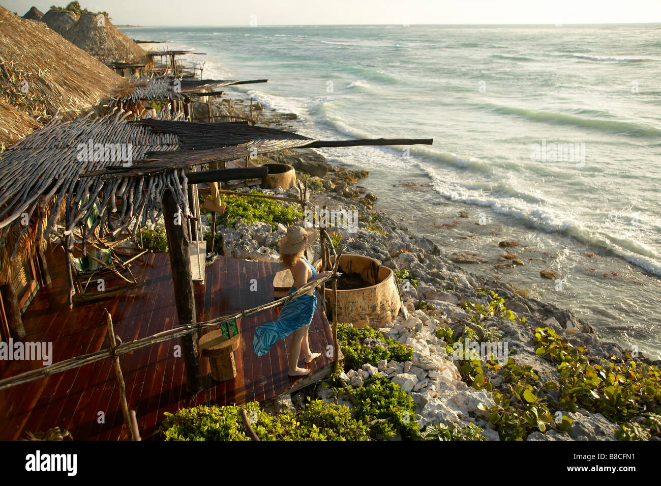 Tulum mexico hut hi-res stock photography and images - Alamy