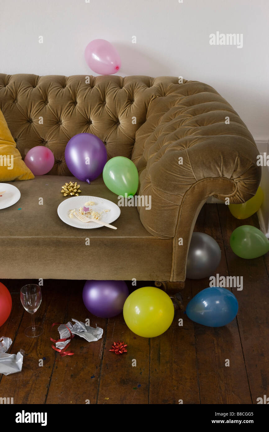 Scattered balloons hi-res stock photography and images - Alamy