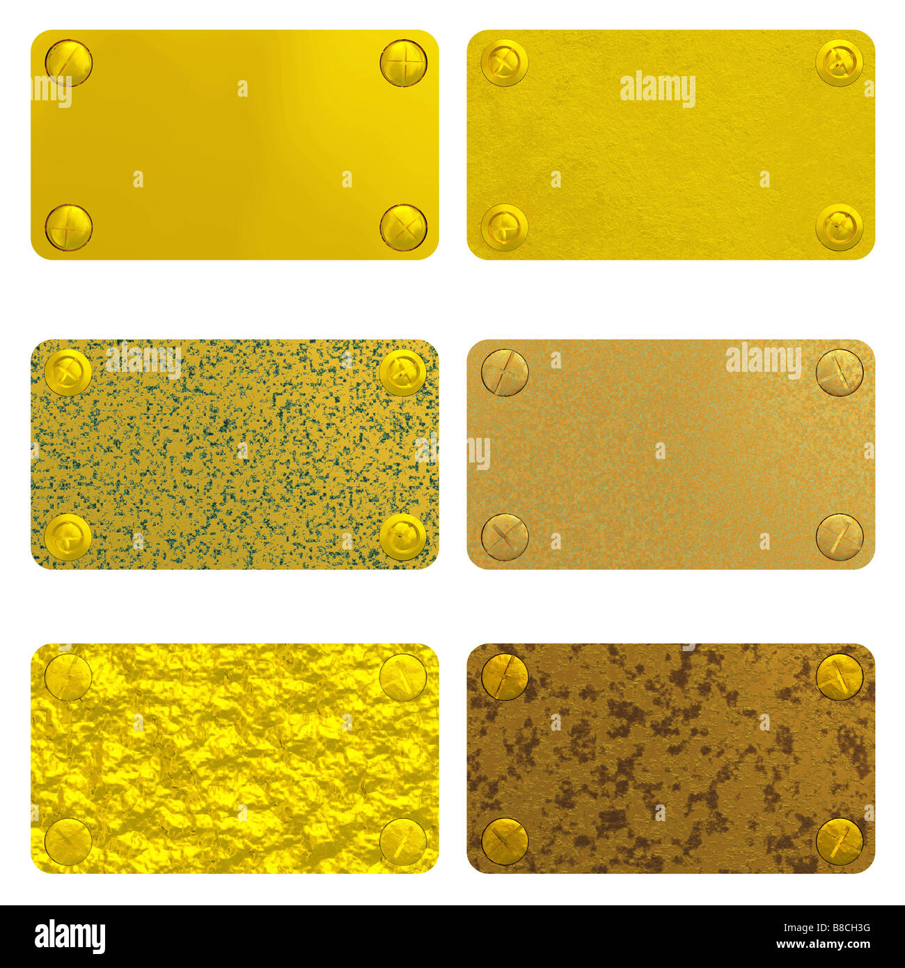 Set of gold labels It is isolated on a white background Stock Photo - Alamy