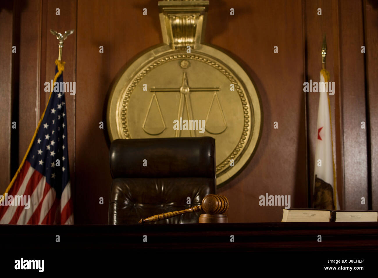 Us courtroom empty hi-res stock photography and images - Alamy