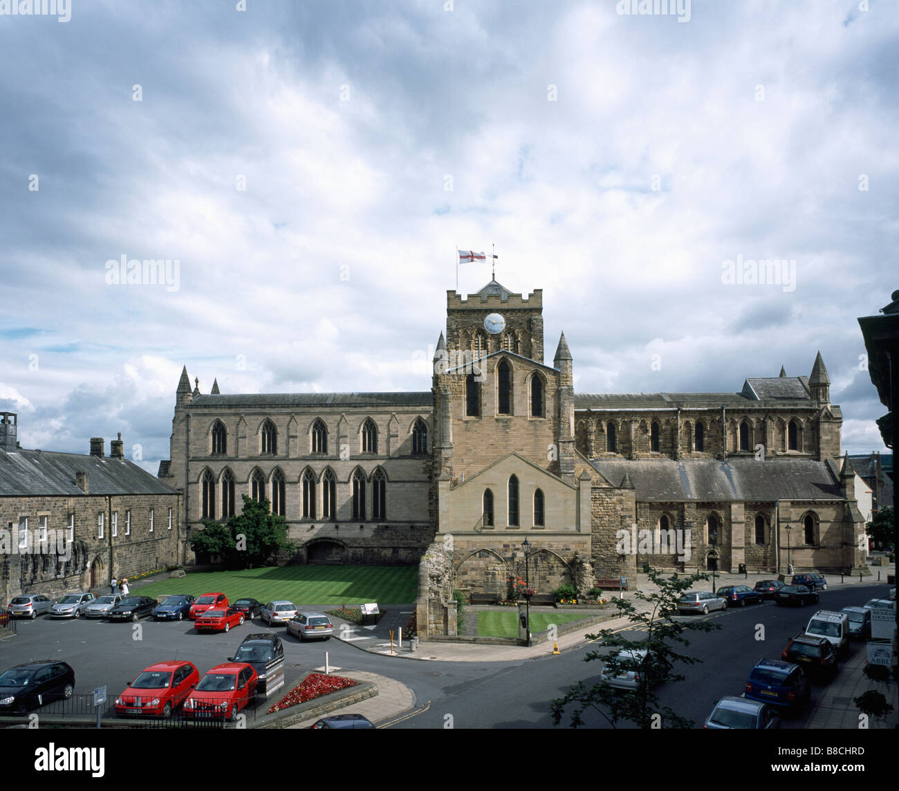 Hexham Abbey South Stock Photo - Alamy
