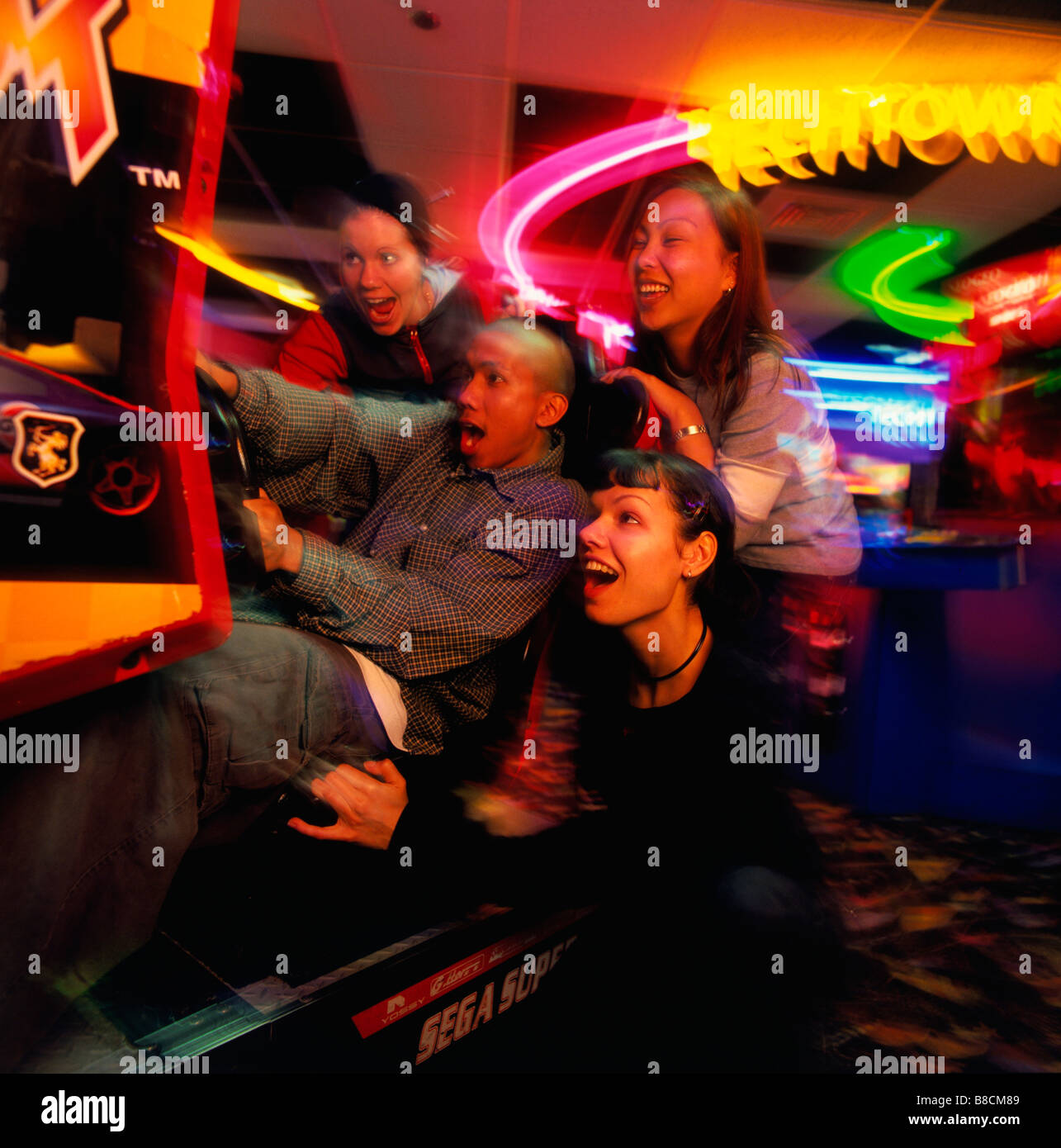 Group excitement hi-res stock photography and images - Alamy