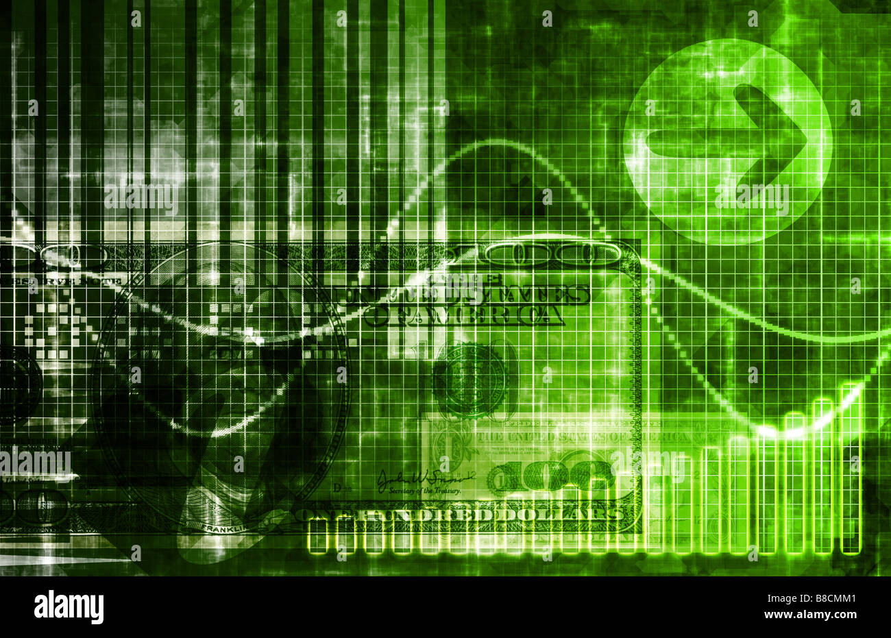 Investment Portfolio Art as a Abstract Background Stock Photo - Alamy