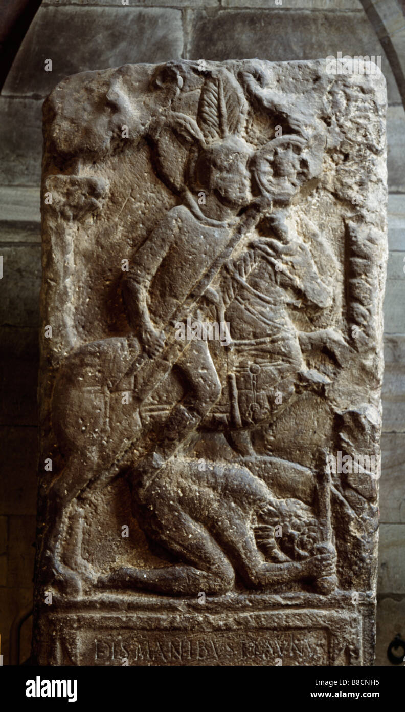 Hexham Abbey Flavinius Stock Photo - Alamy