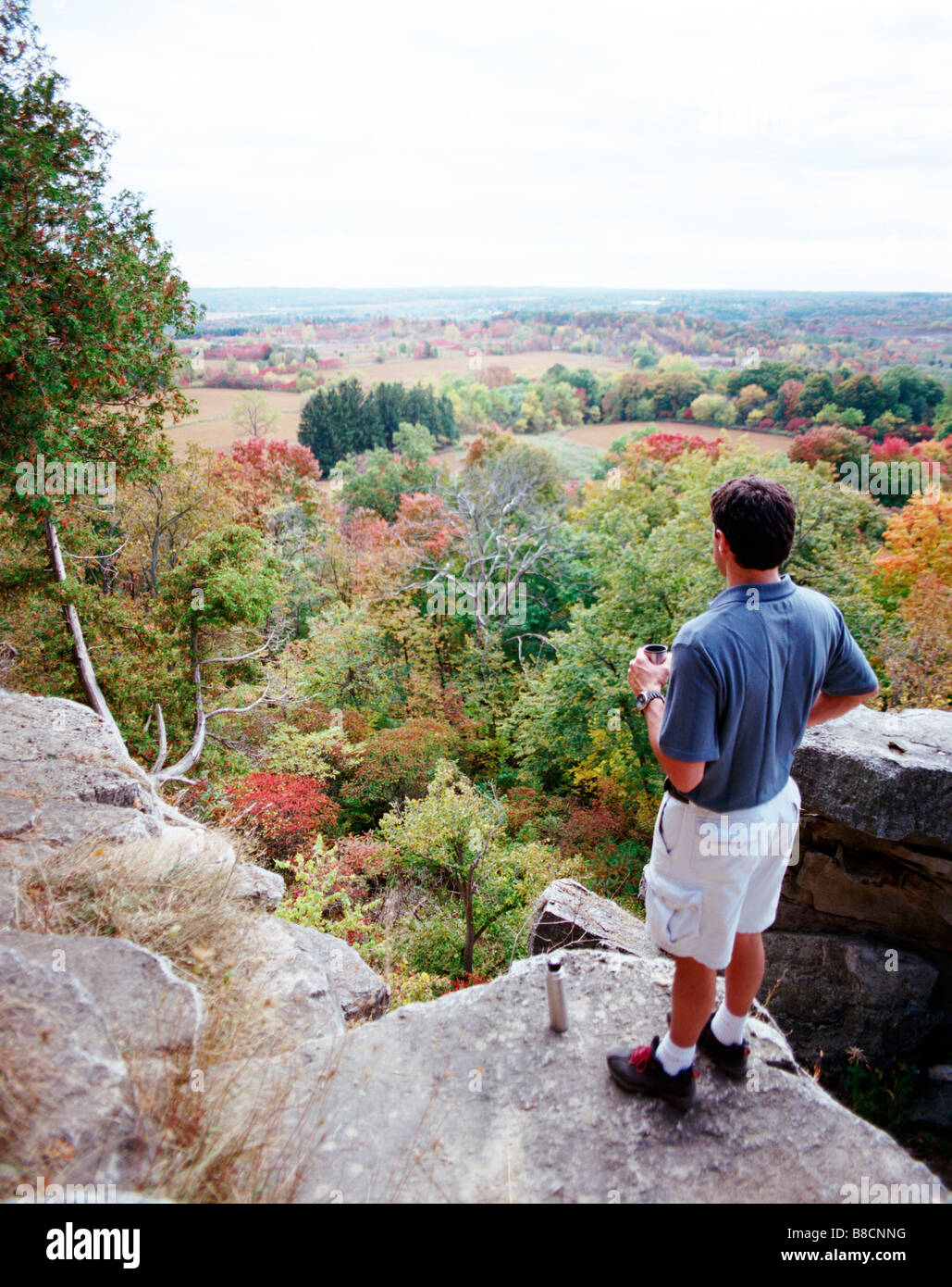 Man Rattlesnake Point, Halton,Ontario Stock Photo - Alamy