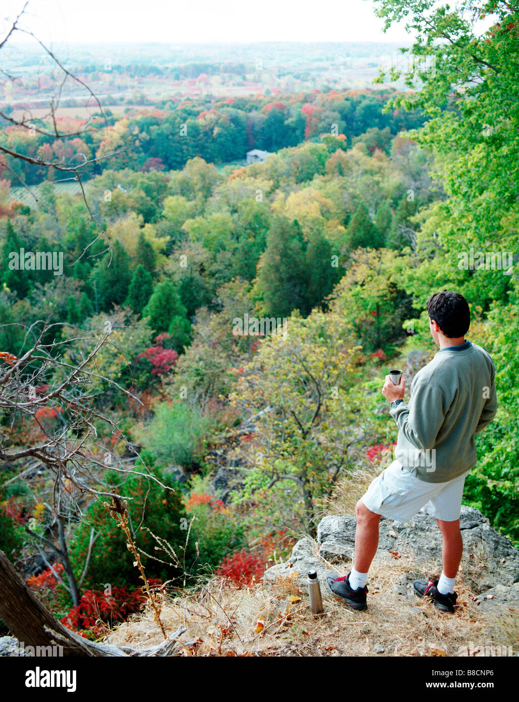 Man Rattlesnake Point, Halton,Ontario Stock Photo - Alamy