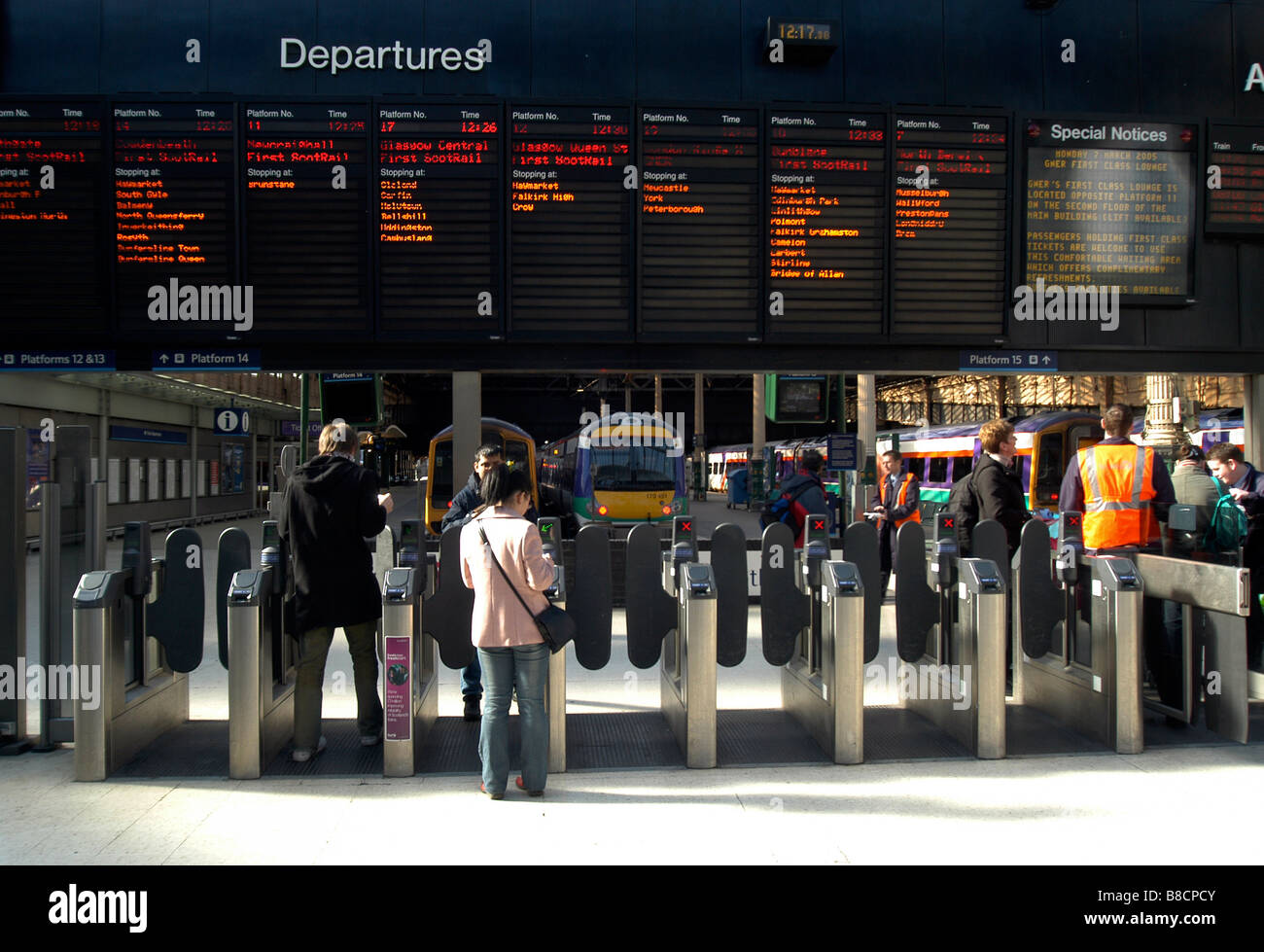Train destination display hi-res stock photography and images - Alamy