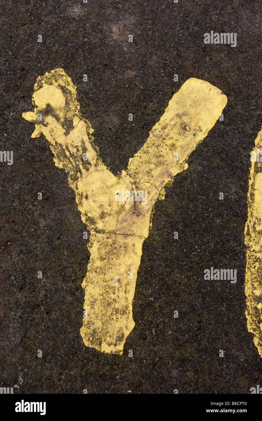 The letter Y Stock Photo - Alamy