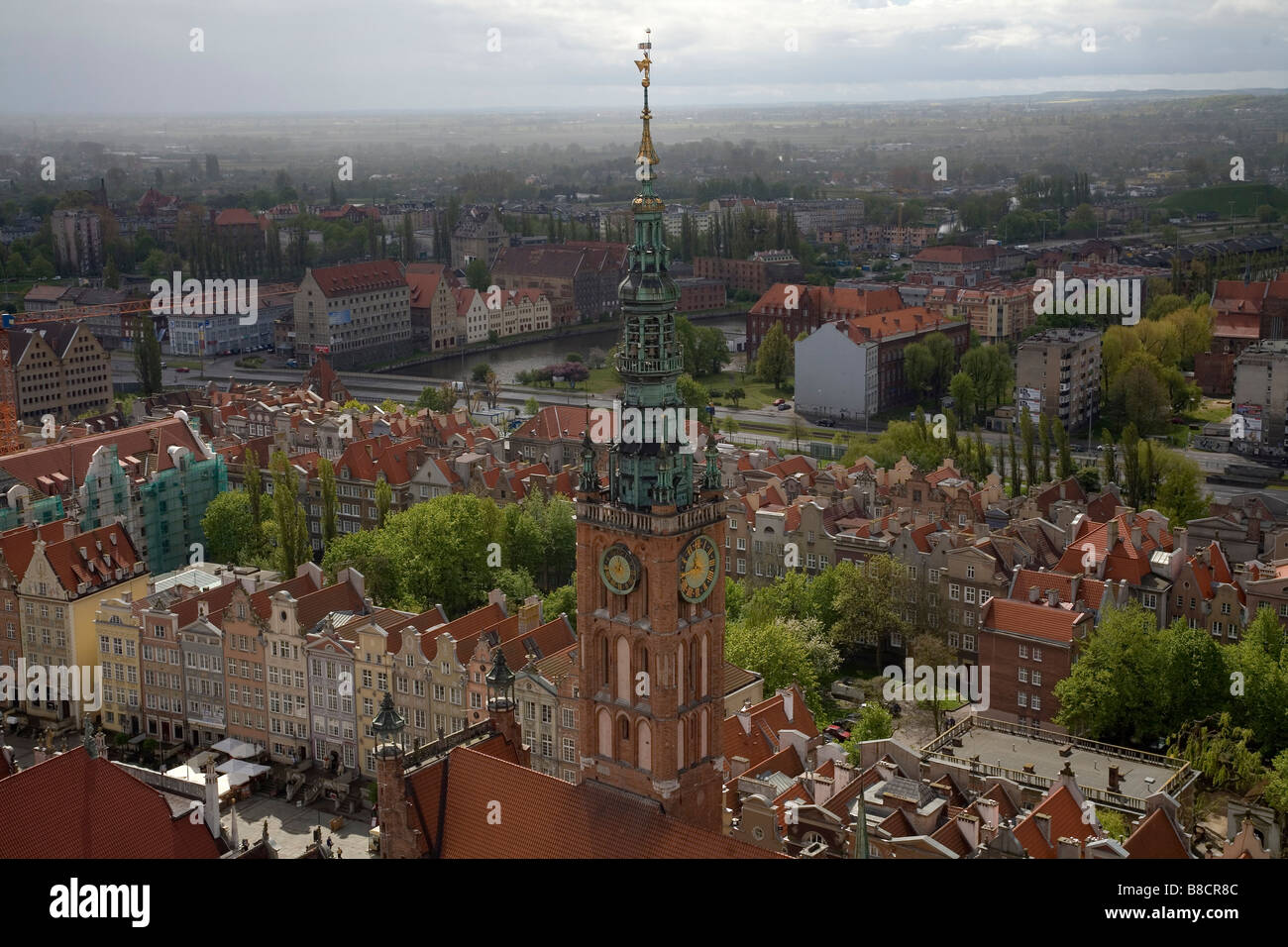 Birds eye gdansk hi-res stock photography and images - Alamy
