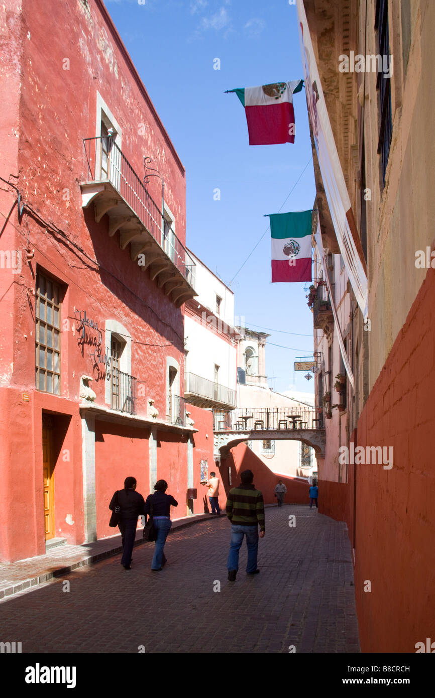Colorful flags street hi-res stock photography and images - Alamy