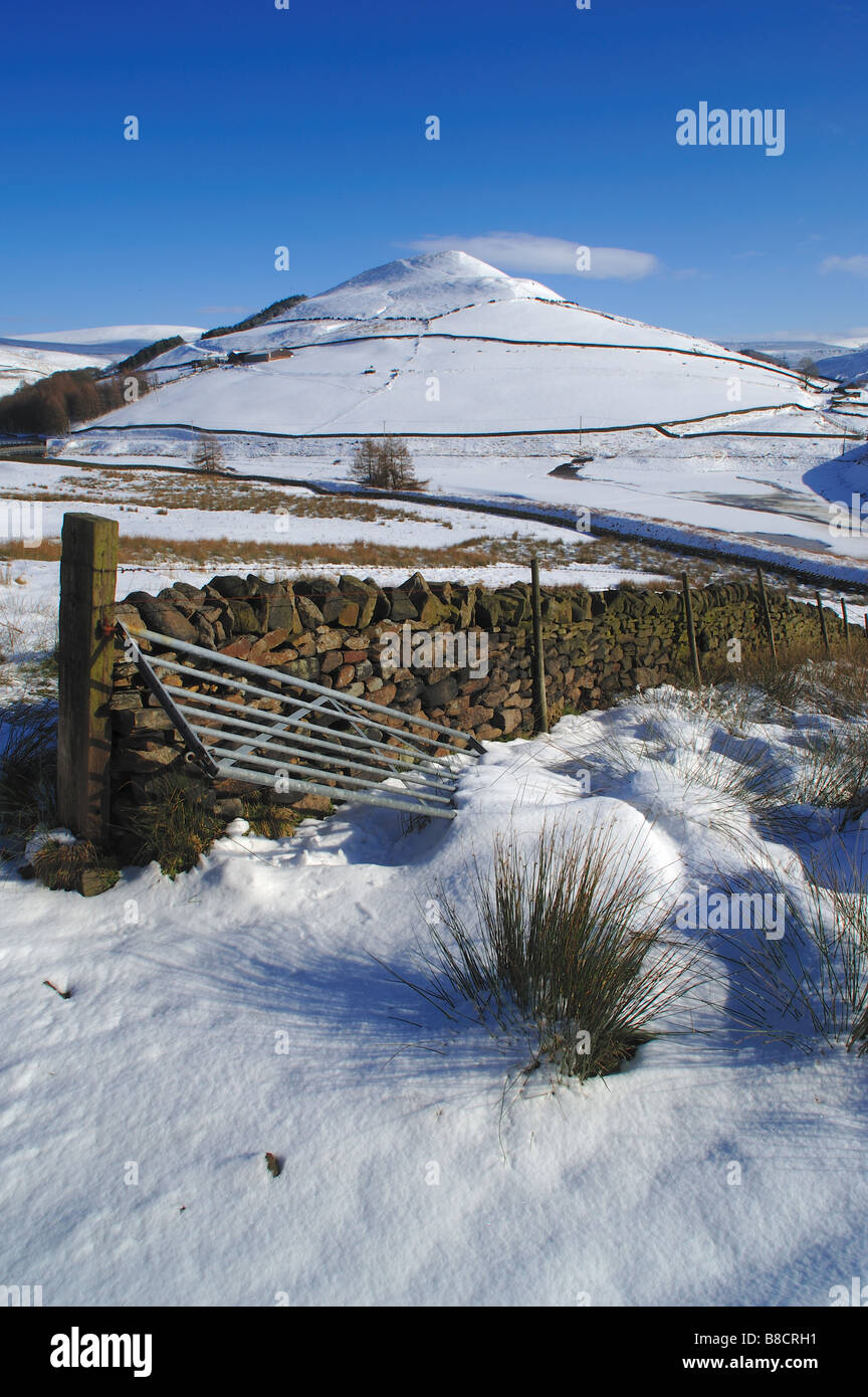 Winter snow in the Peak District National Park Stock Photo - Alamy