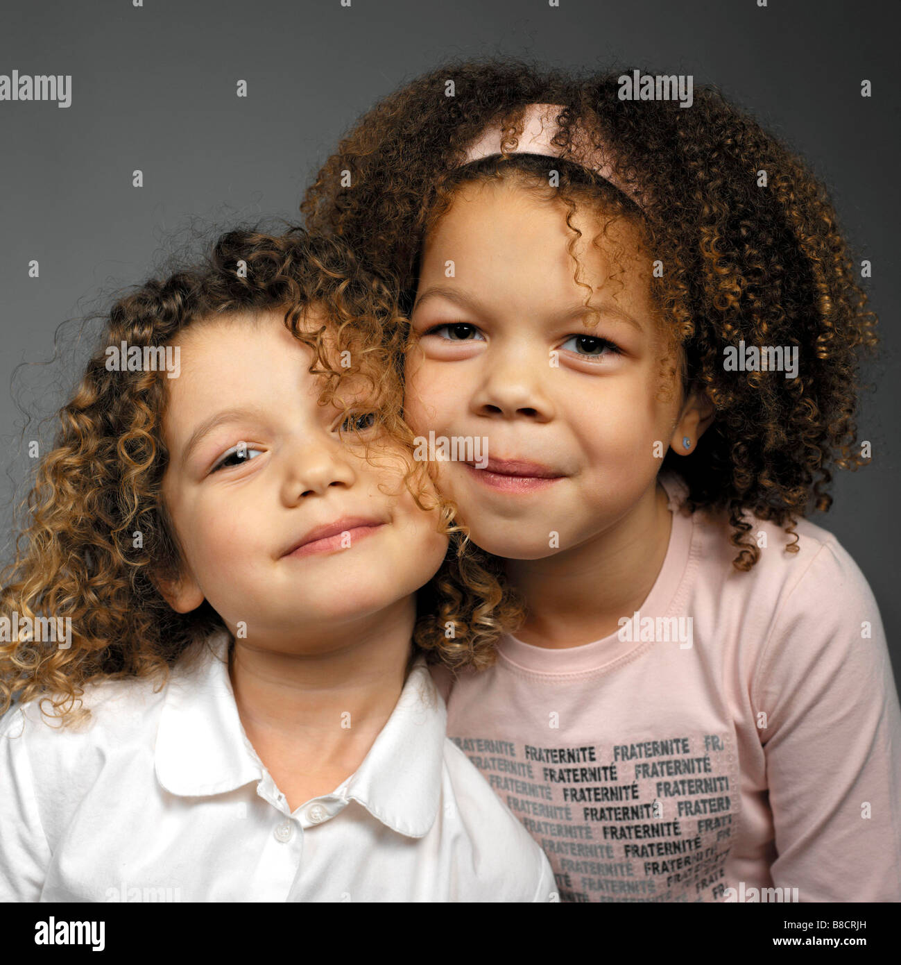 Portrait Sisters Stock Photo - Alamy