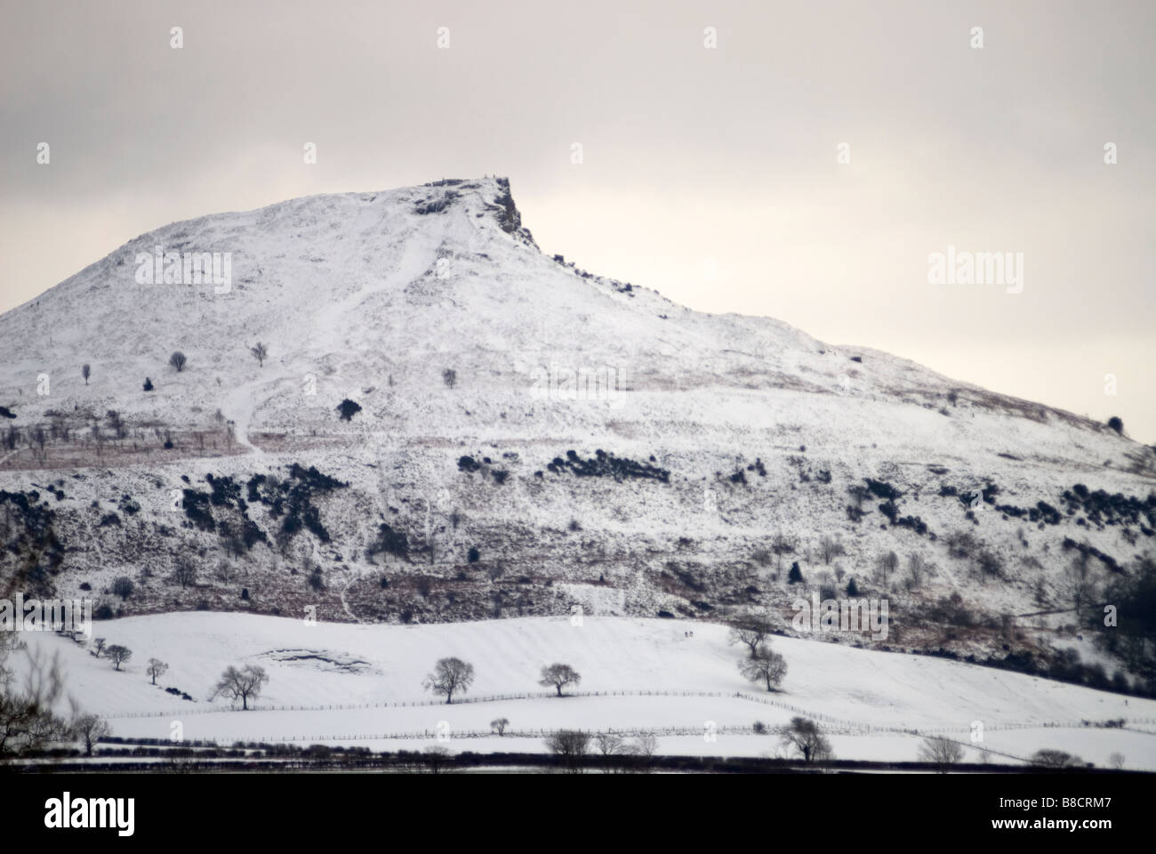 Roseberry Topping in the Snow Stock Photo - Alamy