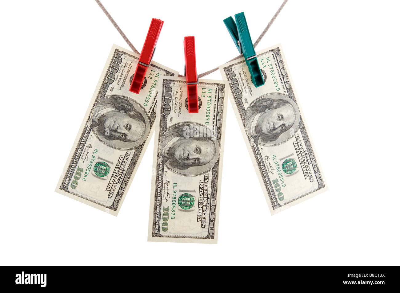 object on white currency paper money Stock Photo - Alamy