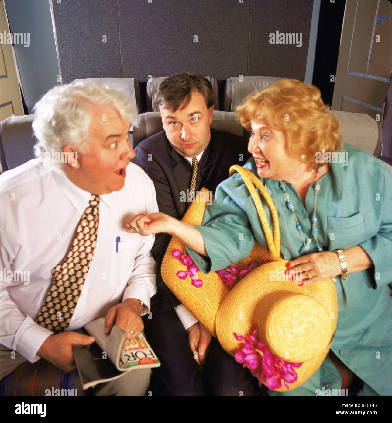 FV0412, Madcow; Man squished between two very heavy people while Stock ...