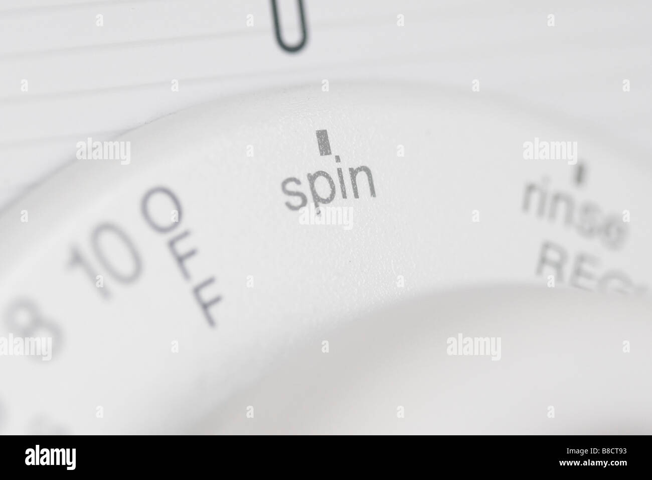Close Up Washing Machine Dial Stock Photo - Alamy