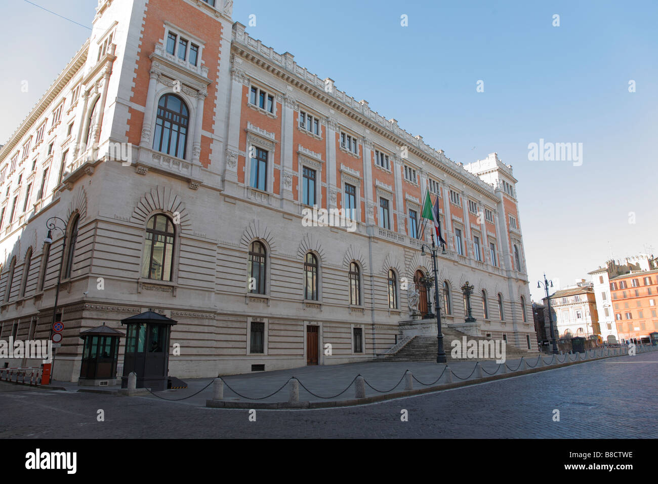 Parliament building, Palazzo di Montecitorio, Rome, Italy Stock Photo ...