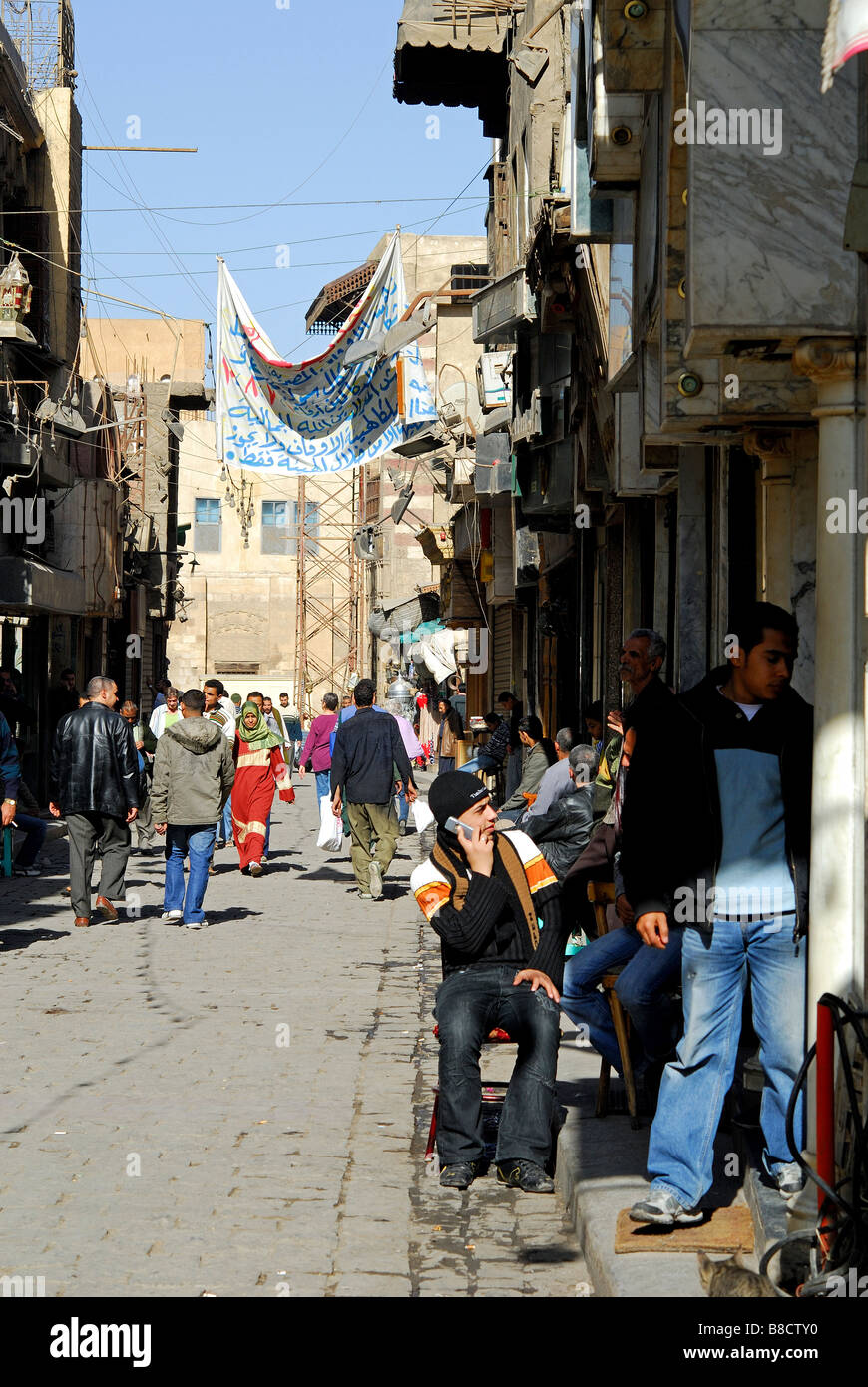 CAIRO, EGYPT. A street scene in Old Cairo Stock Photo - Alamy