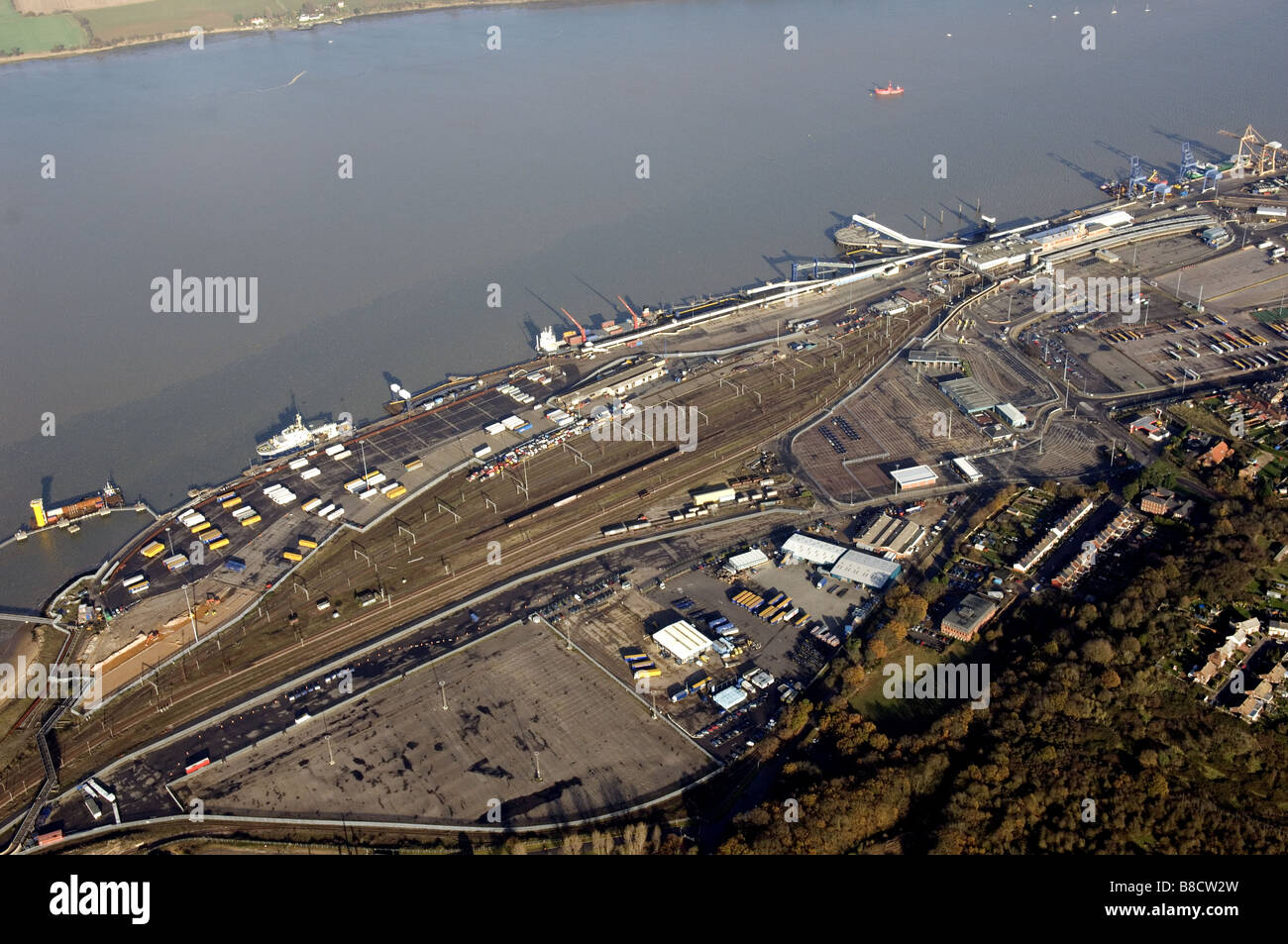 Harwich port aerial hi-res stock photography and images - Alamy