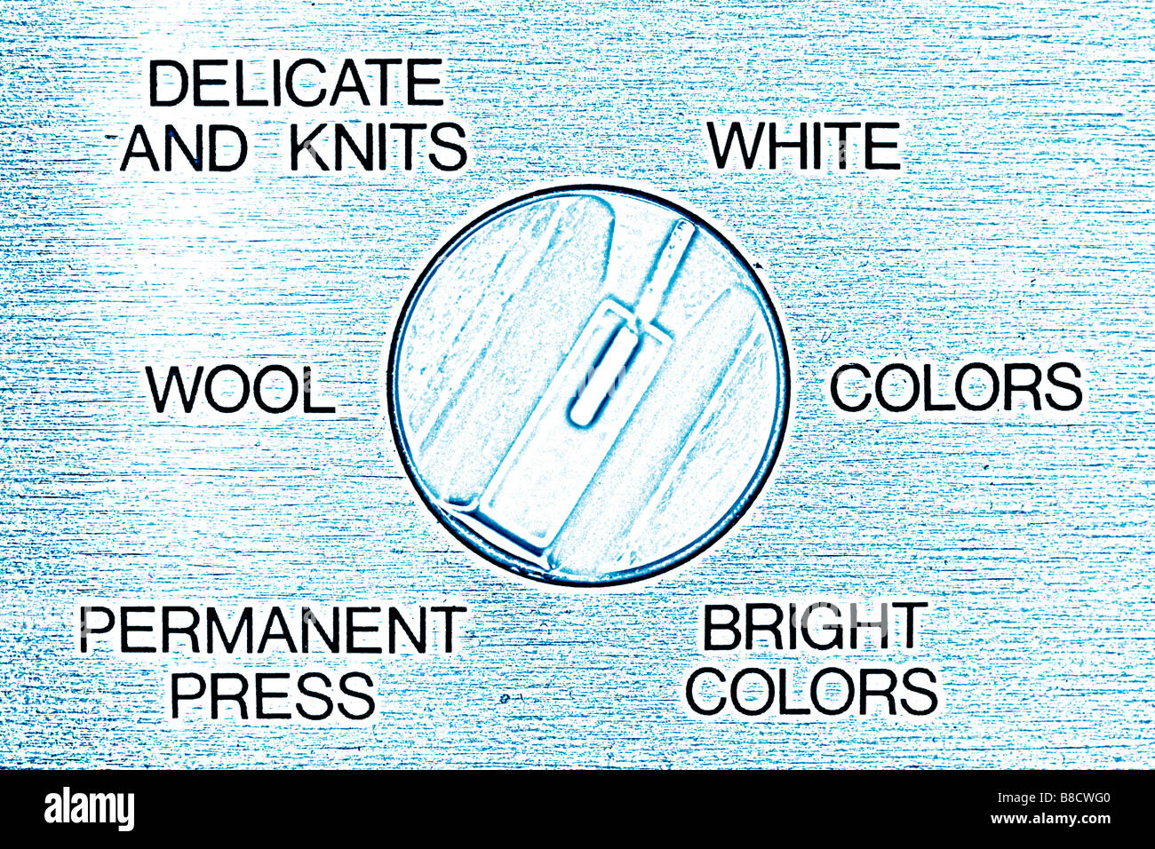 Laundry Machine Dial Stock Photo - Alamy