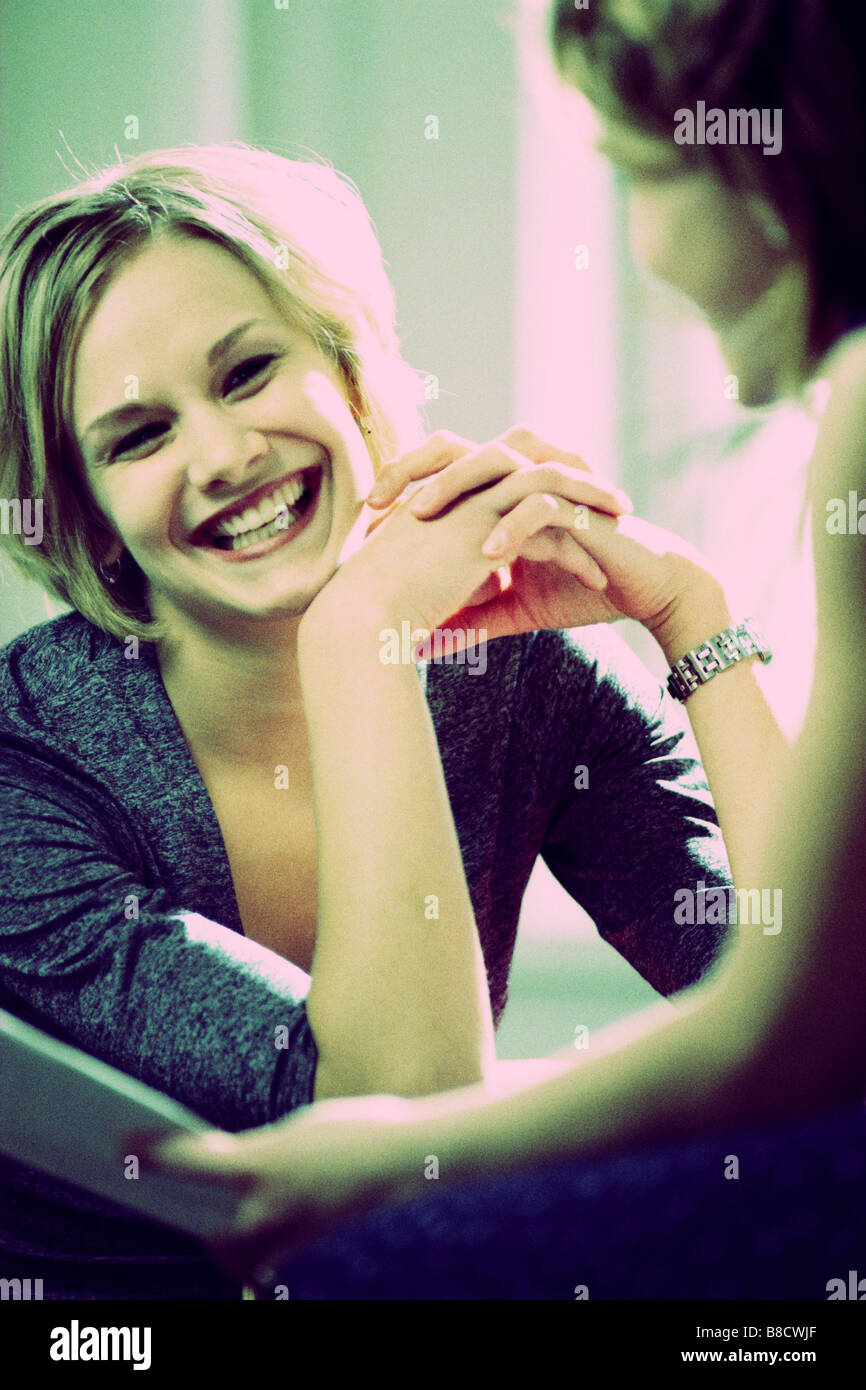 FV1011, Brian Milne; Woman laughing Stock Photo - Alamy