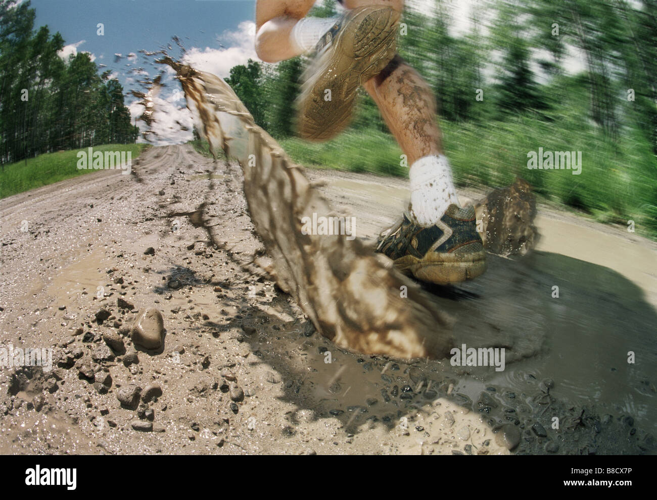 Feet running away hi-res stock photography and images - Alamy