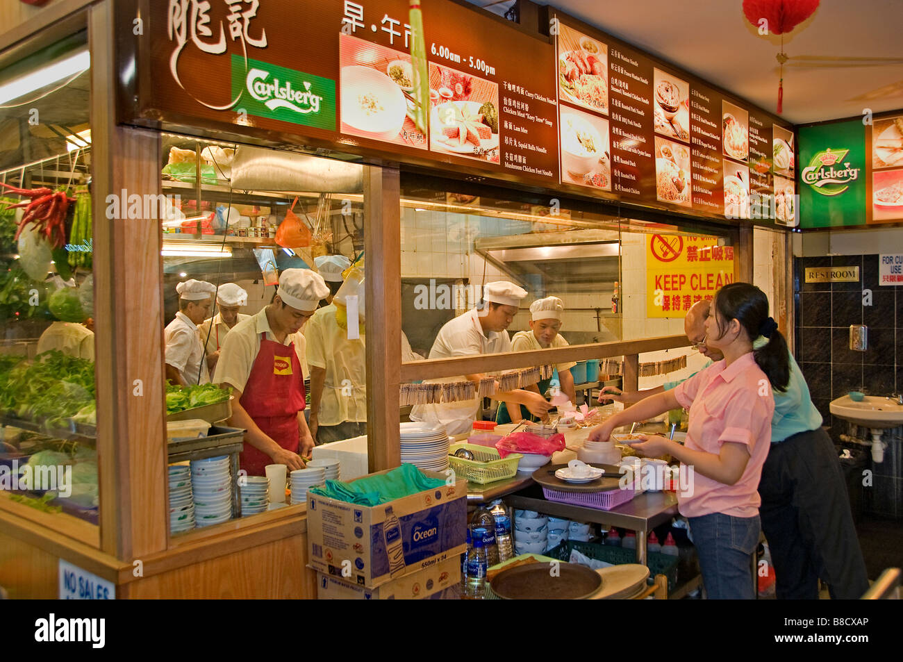 Malaysia Kuala Lumpur Bukit Bintang Kitchen open air Restaurant Jalan ...