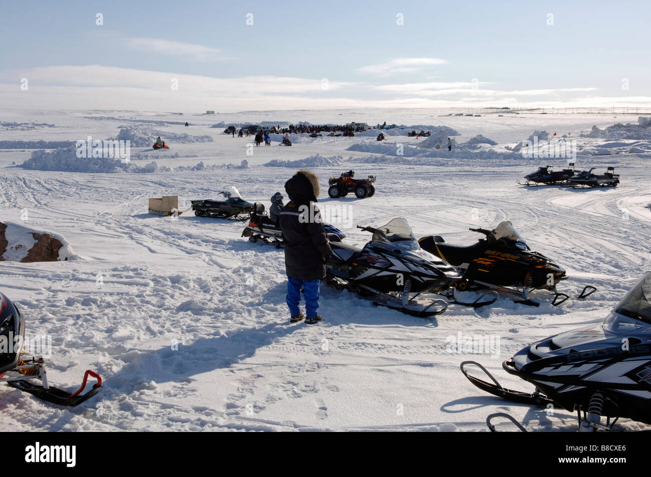 Canada Nunavut Snowmobile High Resolution Stock Photography and Images - Alamy
