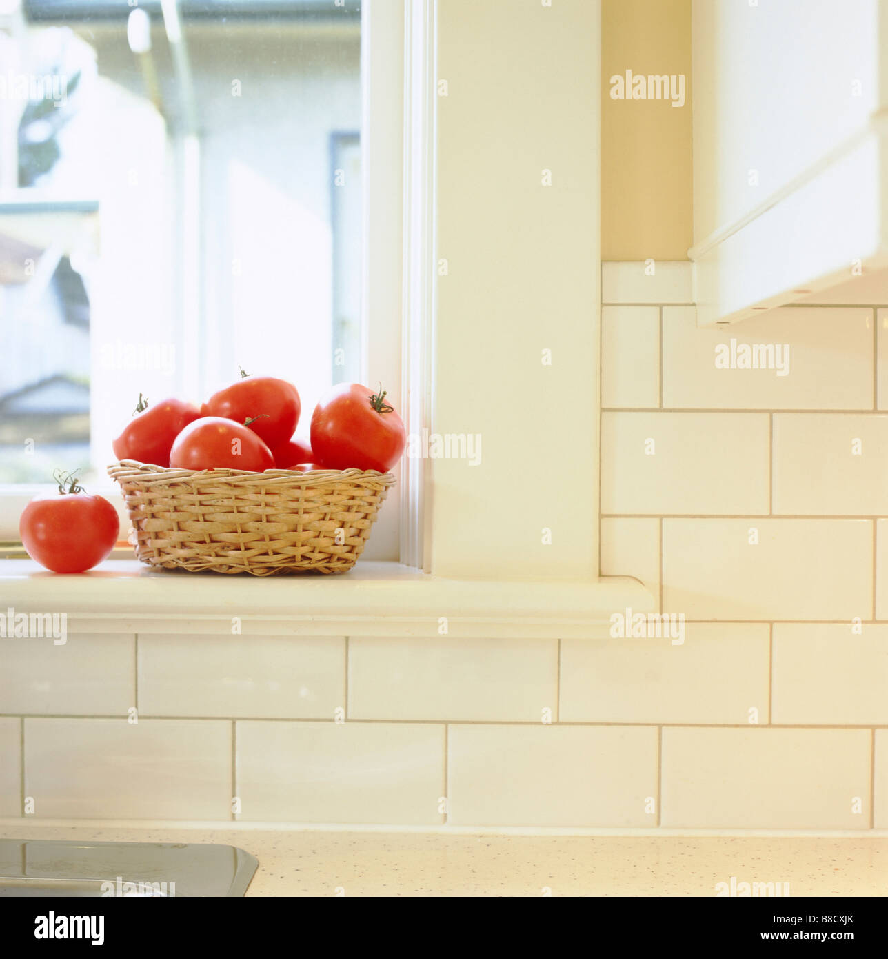 Tomatoes Window Sill Stock Photo - Alamy