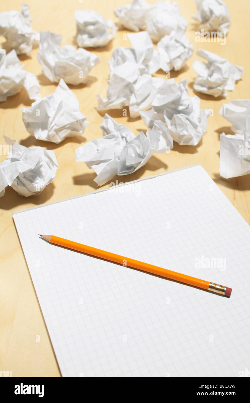 Pencil and paper image hi-res stock photography and images - Alamy