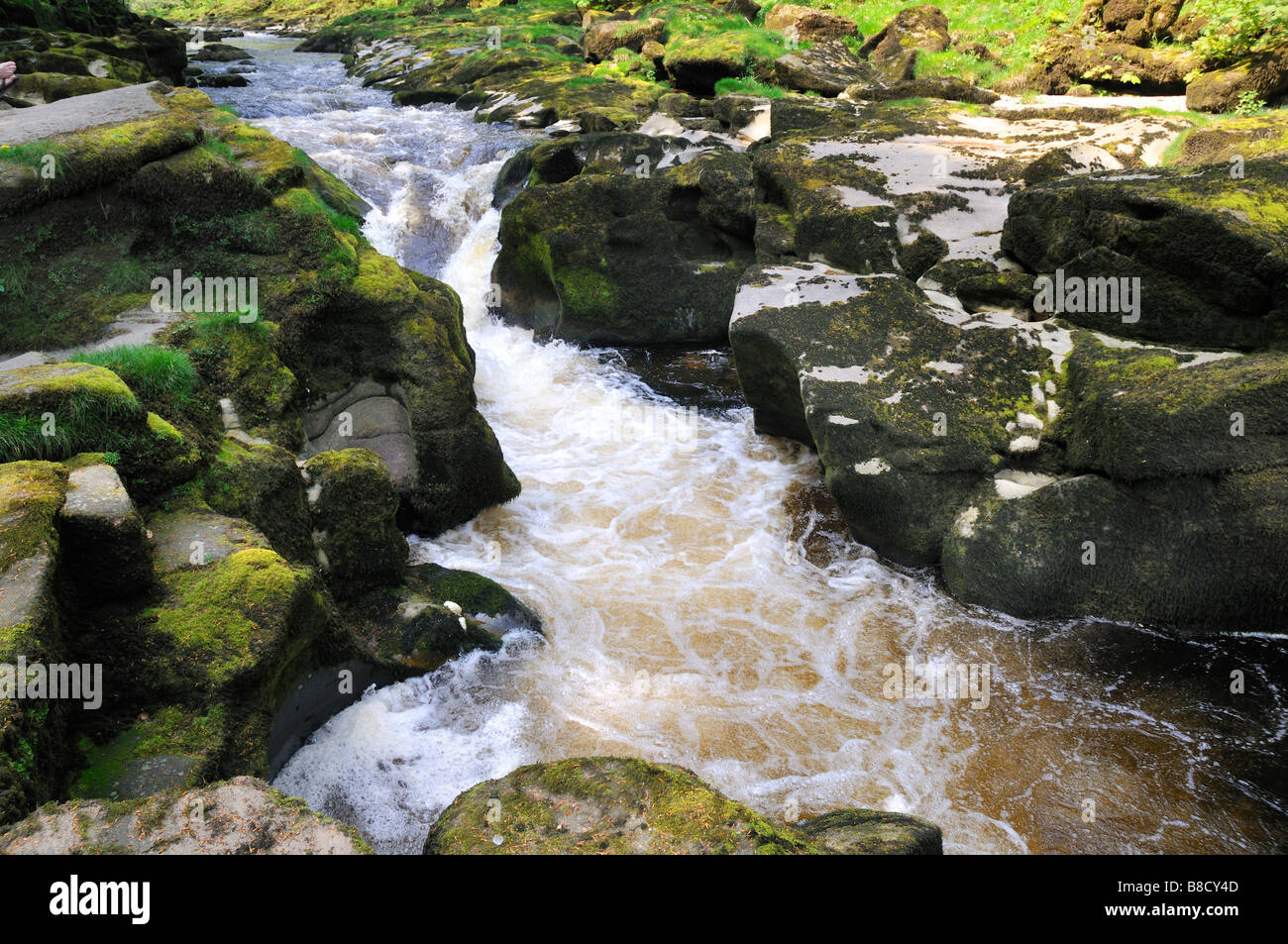 The Deadly but Deceptively Beautiful Strid Waterfall in the valley of ...