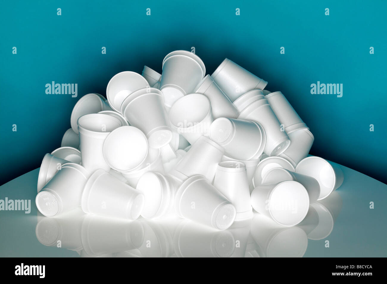 Stack Styrofoam Cups Stock Photo - Alamy