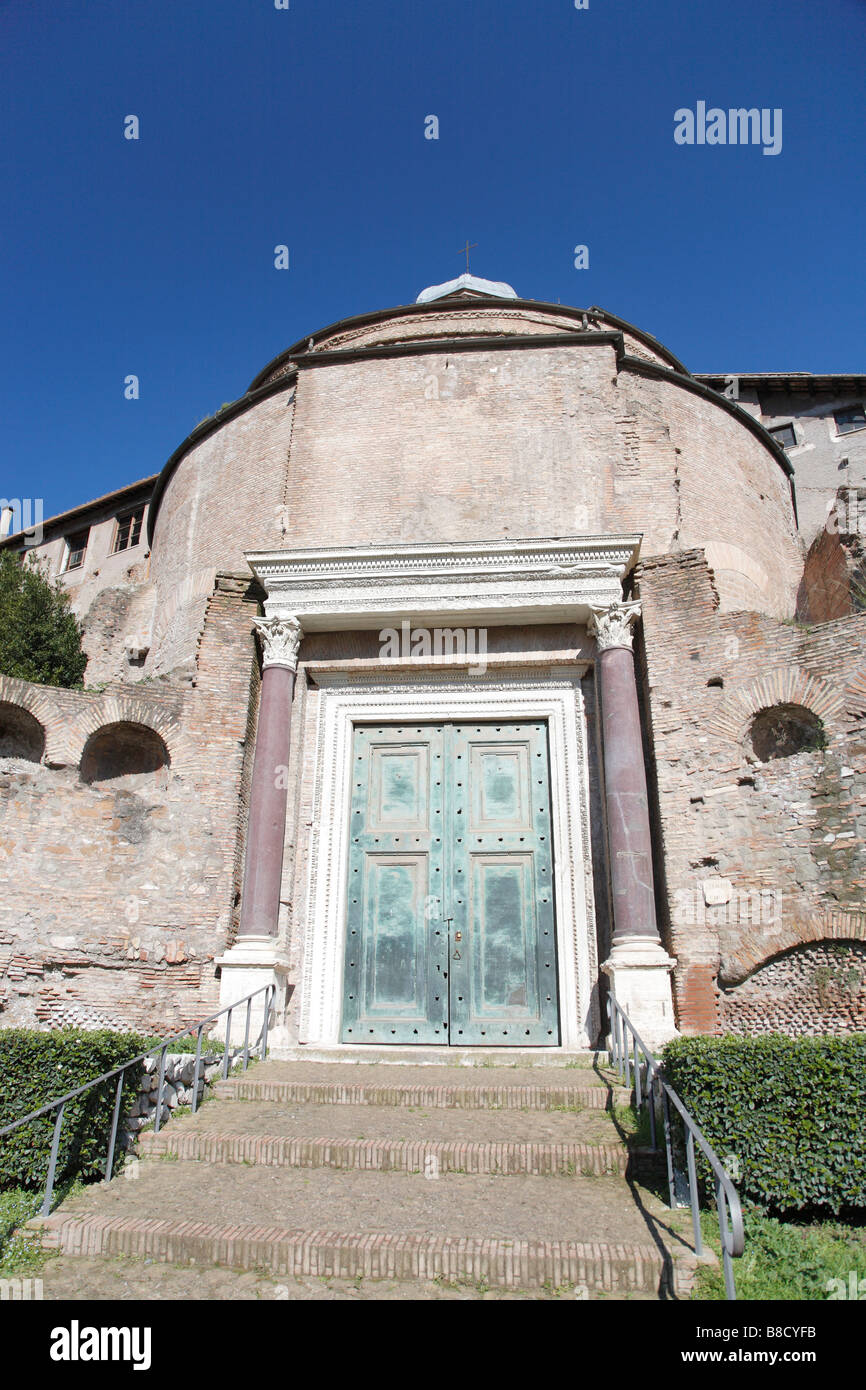 Tomb of Romulus(Romolo Temple), Roman Forum, Rome, Italy Stock Photo ...