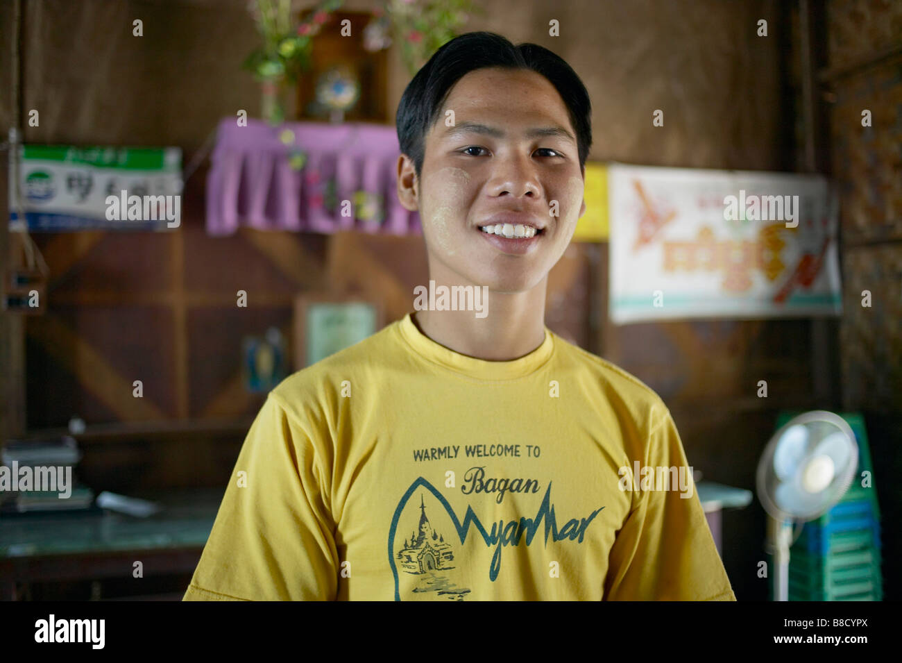 Local Young Man, Bagan, Myanmar (Burma Stock Photo - Alamy