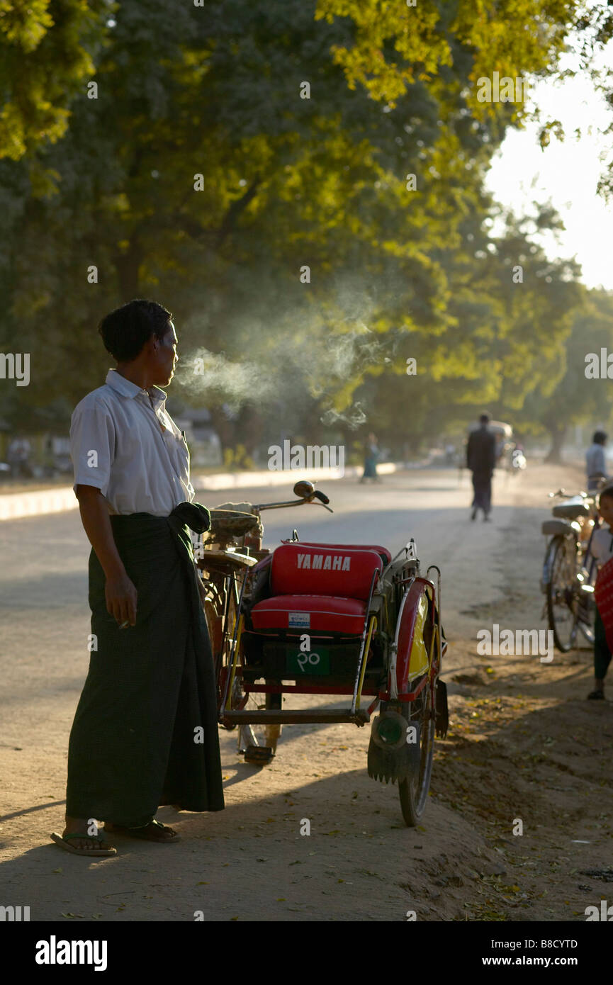 Local Man Road, Bagan, Myanmar (Burma Stock Photo - Alamy
