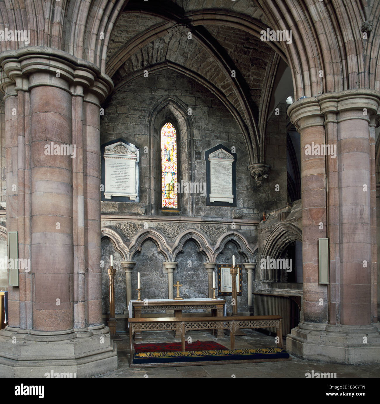 Hexham Abbey Lady Chapel Stock Photo - Alamy