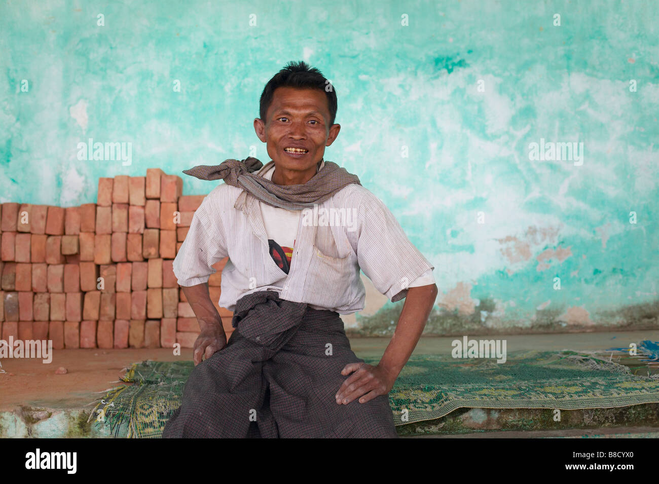 Local Man, Bagan, Myanmar (Burma Stock Photo - Alamy