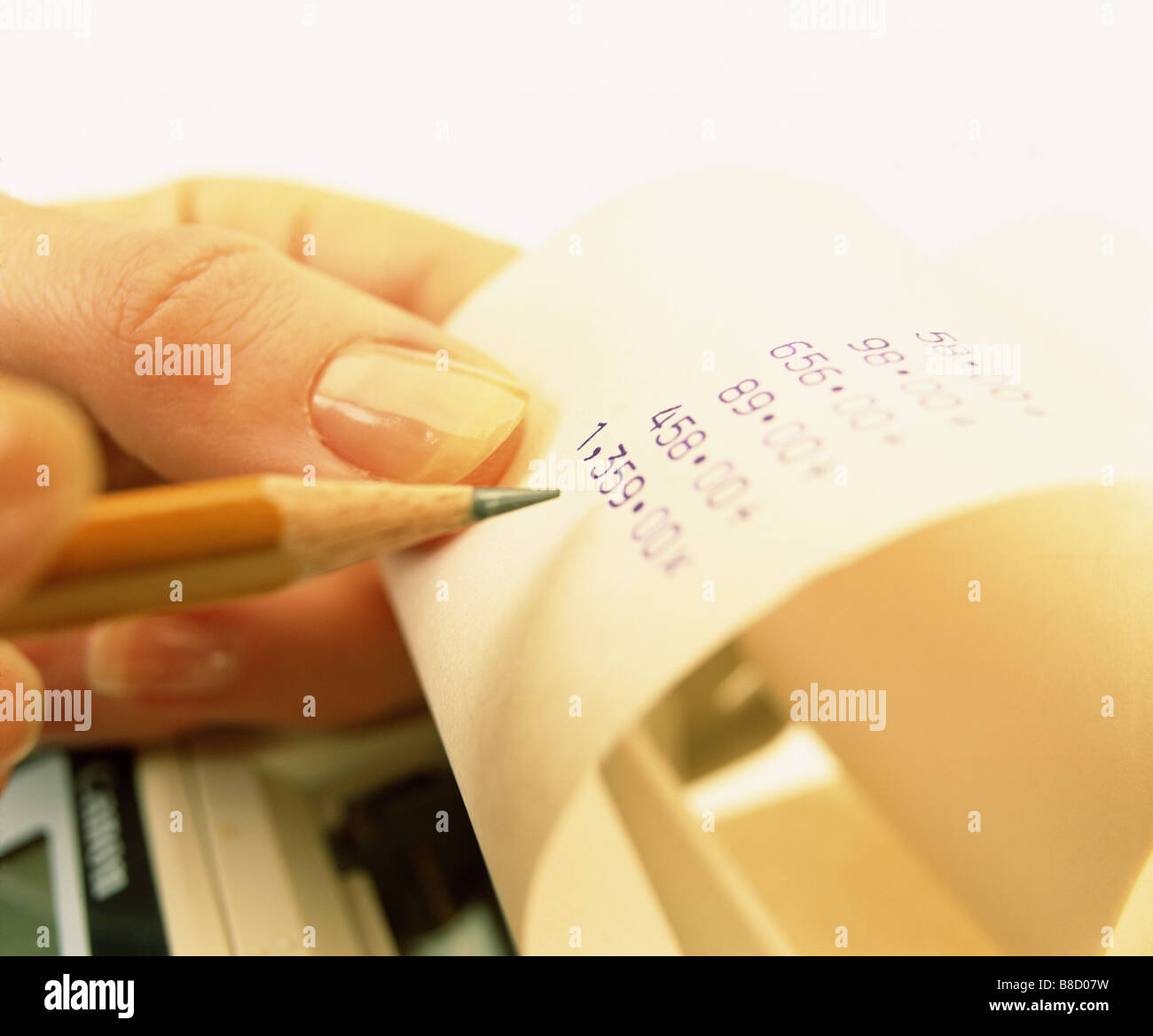 Adding machine hi-res stock photography and images - Alamy