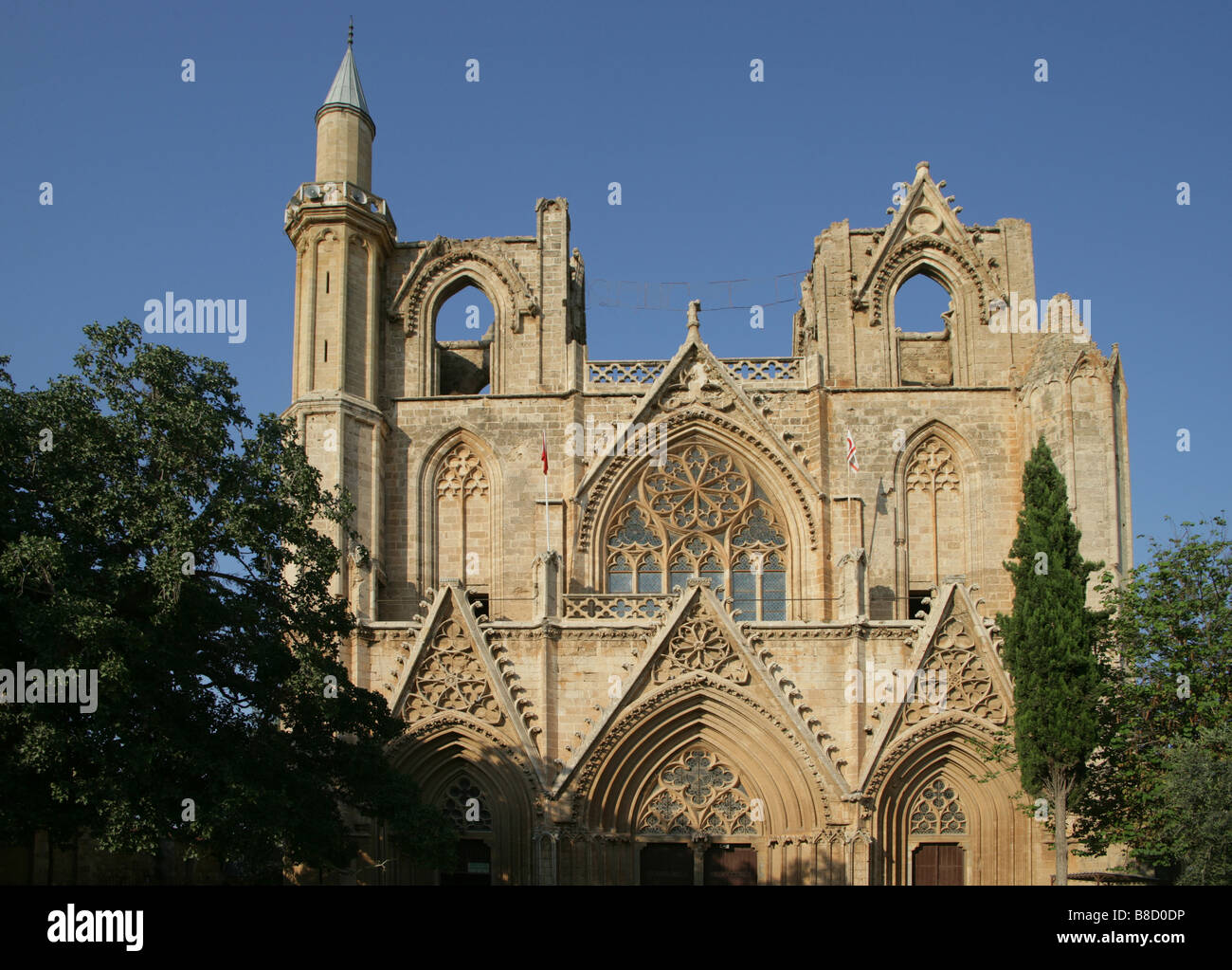 Lala Mustafa Pasa mosque St Nicolas Cathedral Stock Photo - Alamy