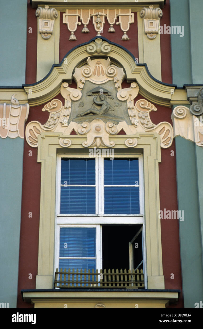 Window, Main Square, Wroclaw, Poland Stock Photo - Alamy