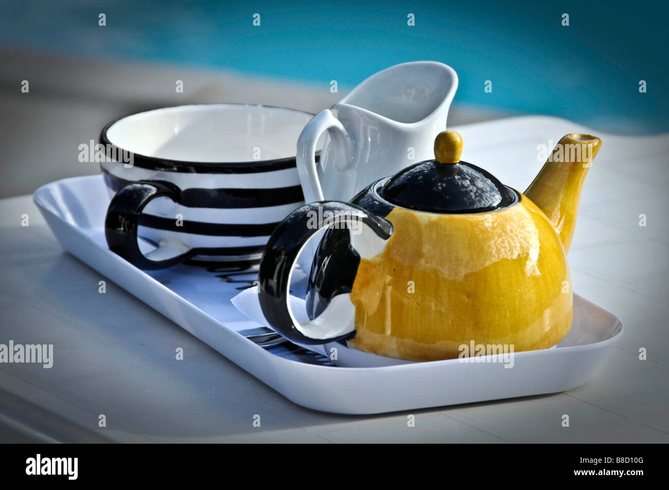 Jug and tray hi-res stock photography and images - Alamy