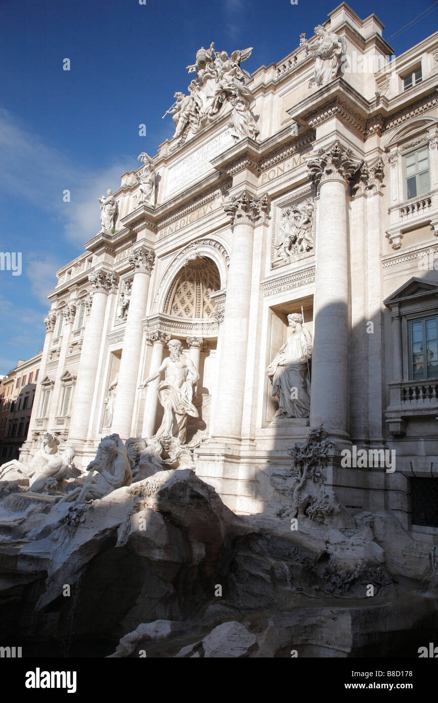 Trevi fountain detail hi-res stock photography and images - Alamy