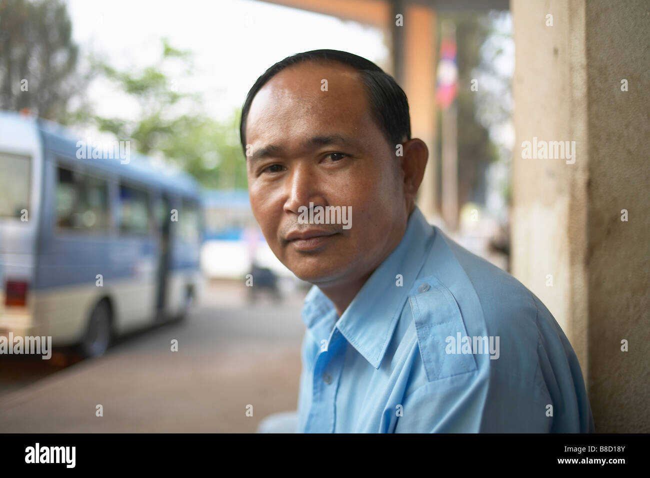 Local Man, Laos Stock Photo - Alamy