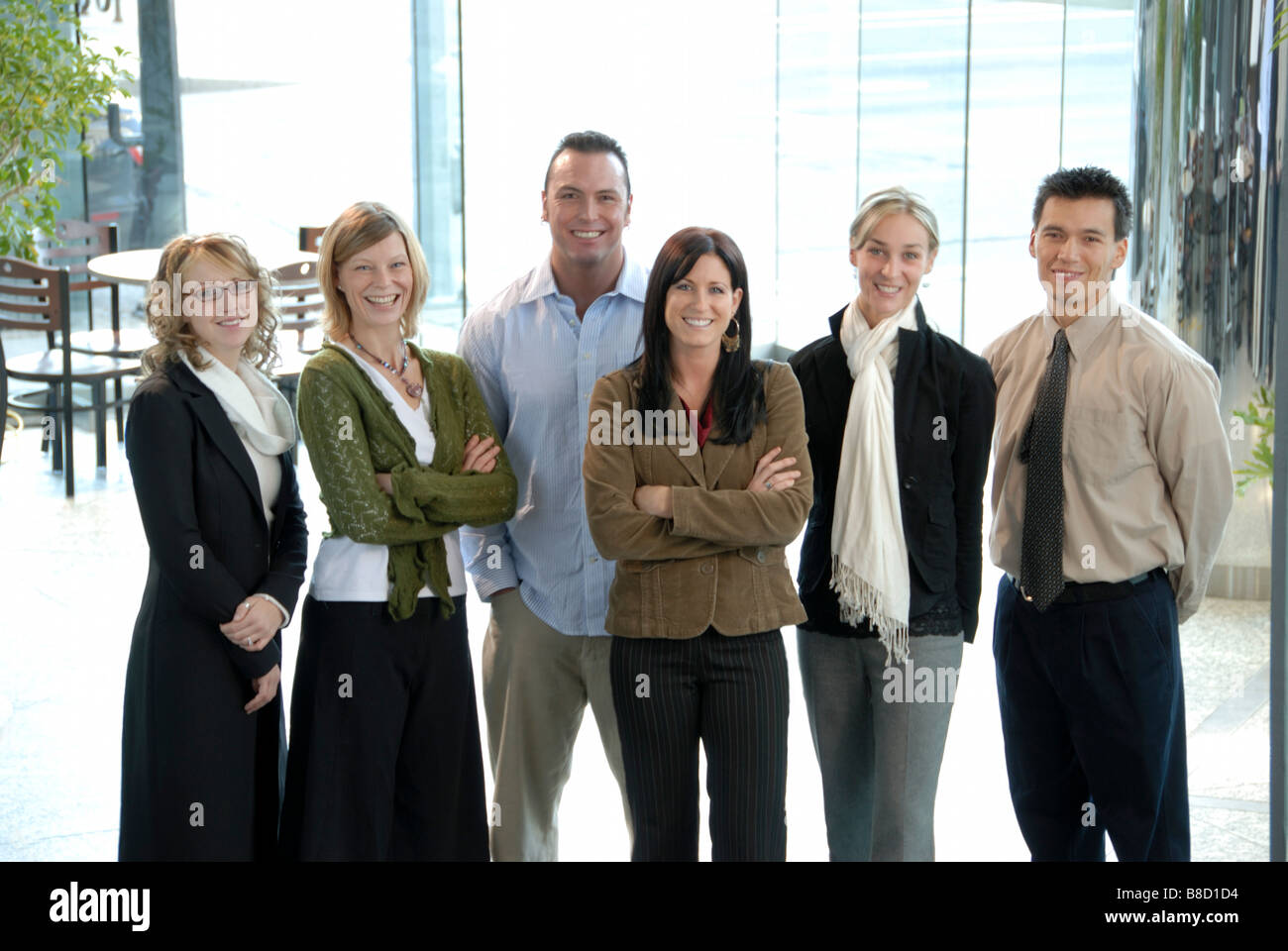 Group Business People fice Building Stock Photo - Alamy