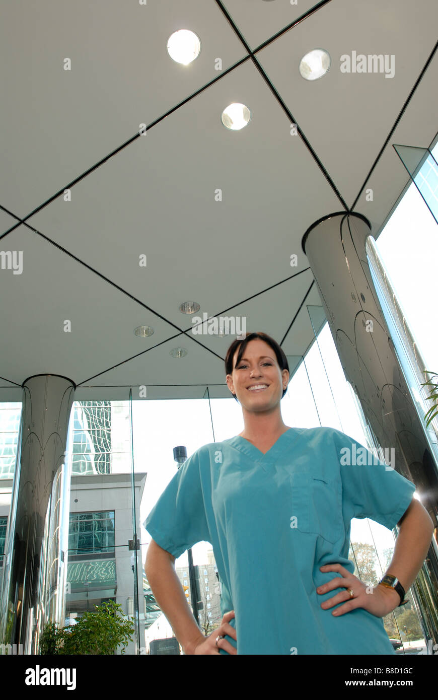 Portrait Health Care Worker Stock Photo - Alamy