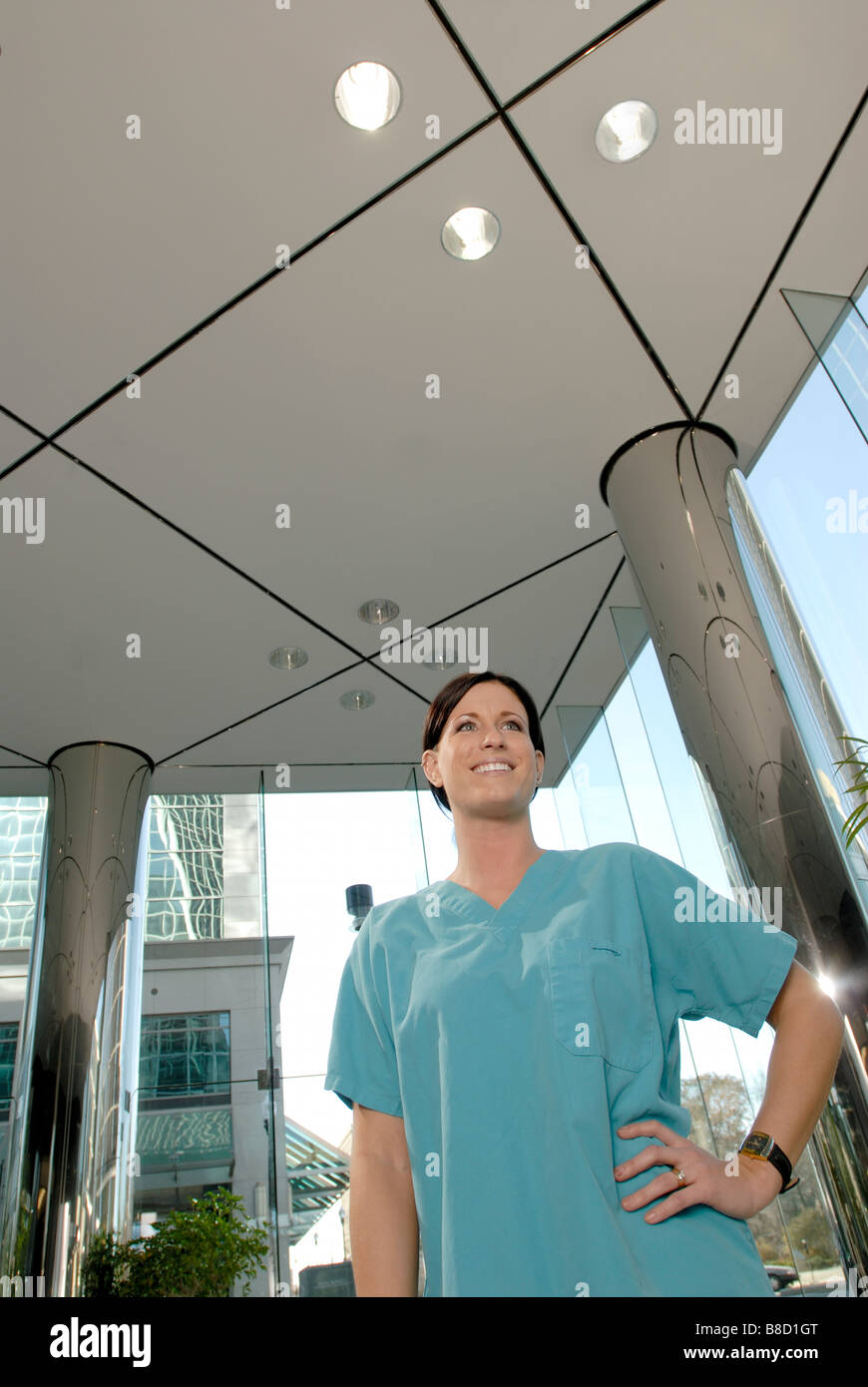 Portrait Health Care Worker Stock Photo - Alamy
