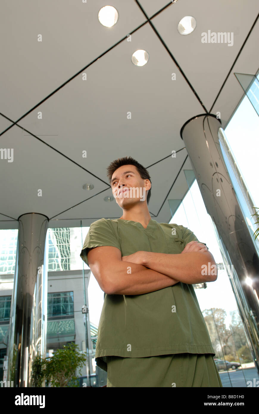 Portrait Health Care Worker Stock Photo - Alamy